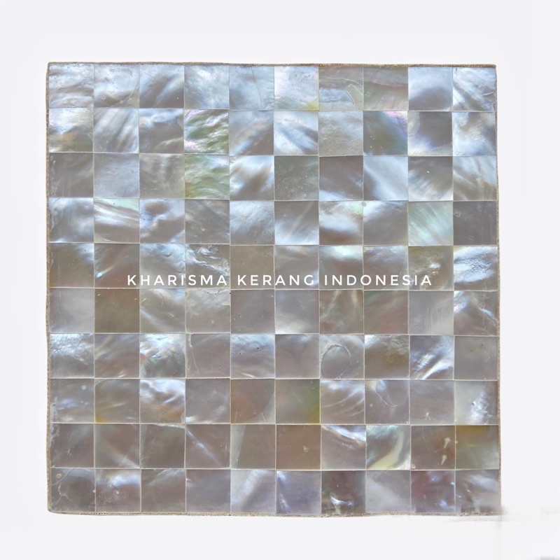 Jual Panel Kerang Mutiara Putih White Mother of Pearl Mosaic Tile by ...