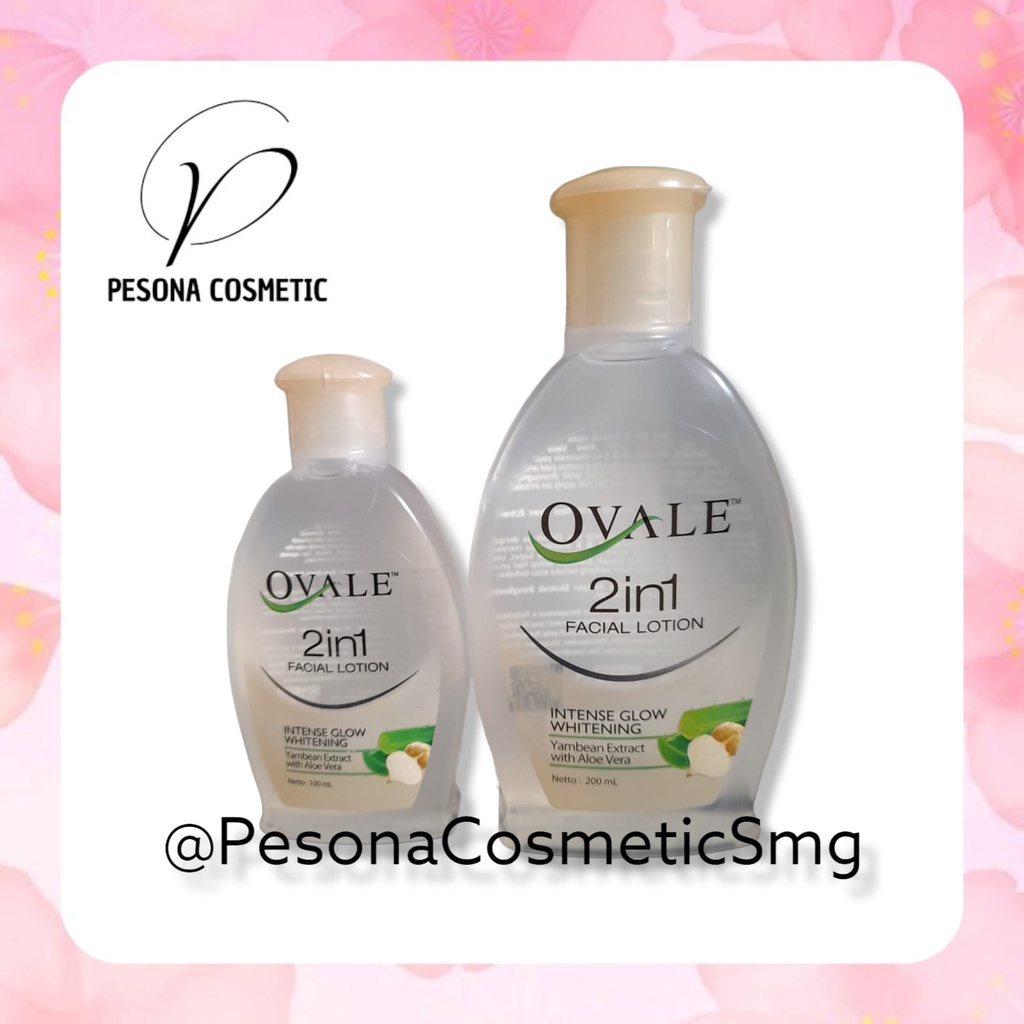 Jual OVALE FACIAL LOTION / PEMBERSIH WAJAH OVAL 200 ML,100 ML, 60ML ...