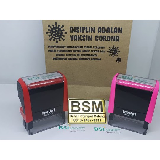 Jual Stempel Trodat Bank Syariah Indonesia | Shopee Indonesia