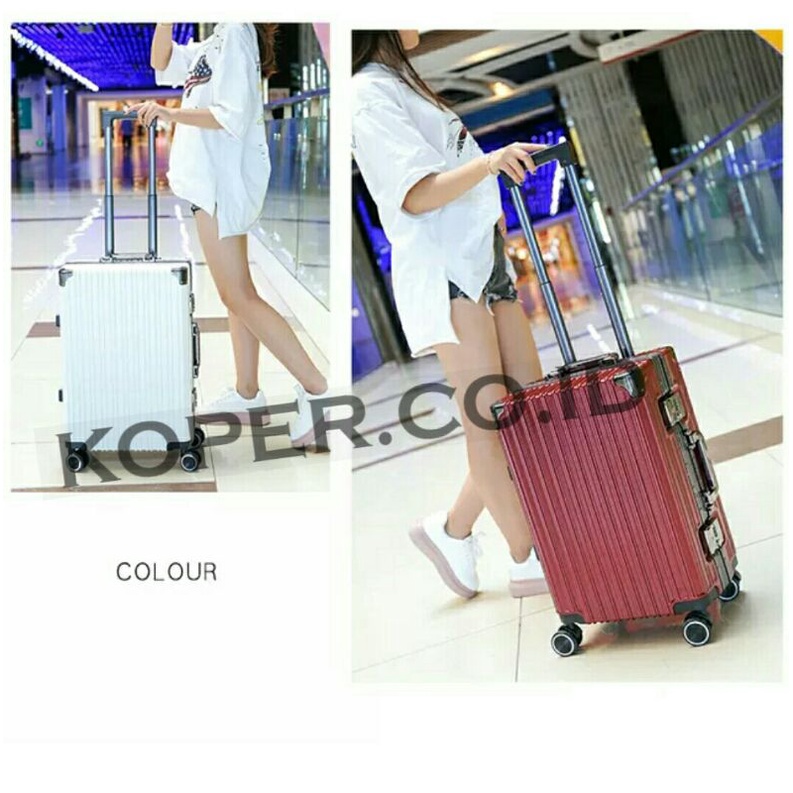 Jual PARKSON Olive Koper 20 inch Kabin 24 inch Bagasi / Aluminium Frame ...