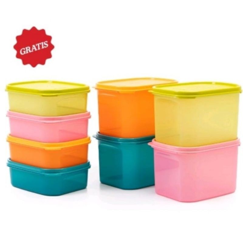 Jual Colorful Rectangular Set / Tupperware | Shopee Indonesia