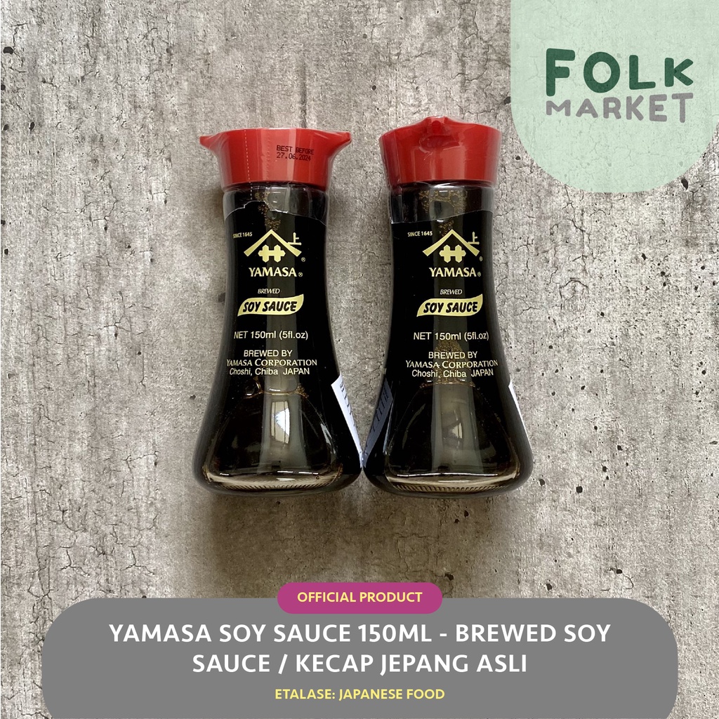 Jual YAMASA Soy Sauce 150ml - Brewed Soy Sauce / Kecap Asin Jepang Asli | Shopee Indonesia