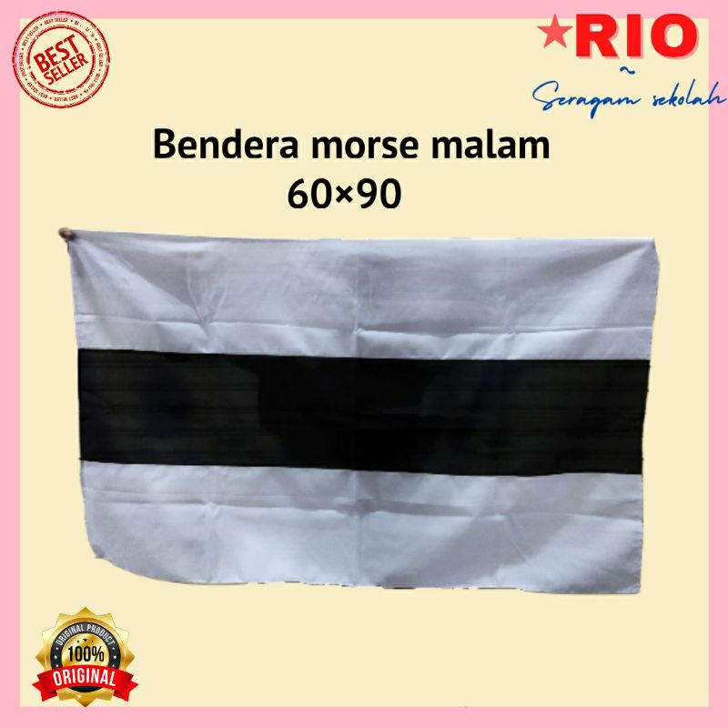 Jual Bendera pramuka kitri, wosm, morse siang / malam bendera regu ...