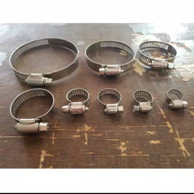 Jual Klem selang taiwan/ hose clam 1/2",5/8",3/4",7/8",1" | Shopee ...