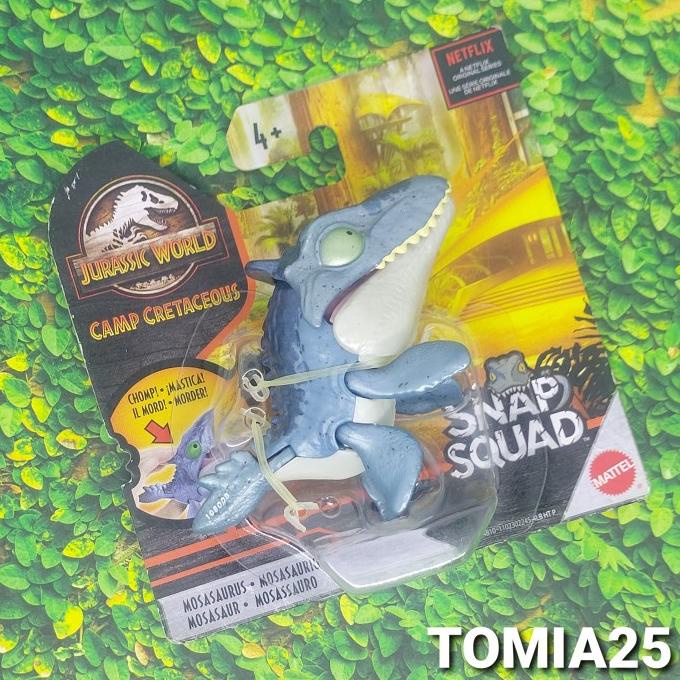 Jual Jurassic World Mattel Snap Squad Mosasaurus Mosasaurio Shopee 9853