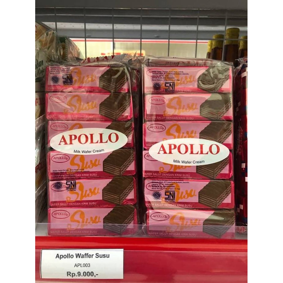 Jual Apollo Wafer Susu dan Cokelat | Shopee Indonesia