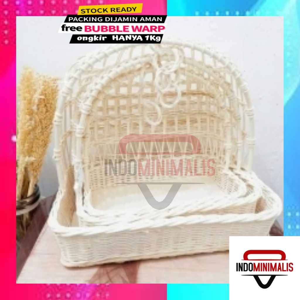 Jual Kotak Seserahan Keranjang Parcel Hantaran Pernikahan Parsel Rotan ...
