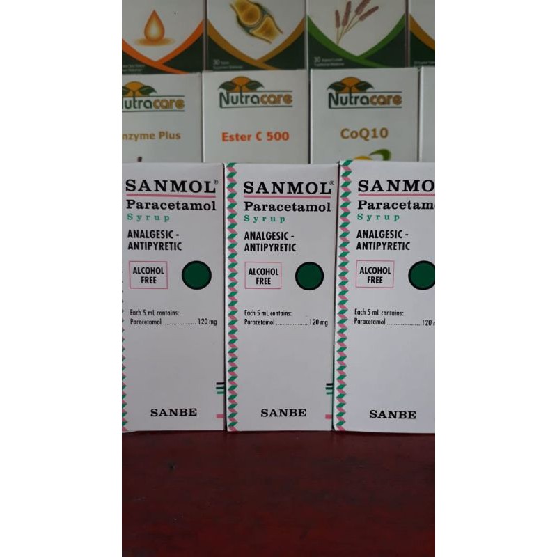 Jual Sanmol Paracetamol 60ml Syrup dan 15ml Drop | Shopee Indonesia