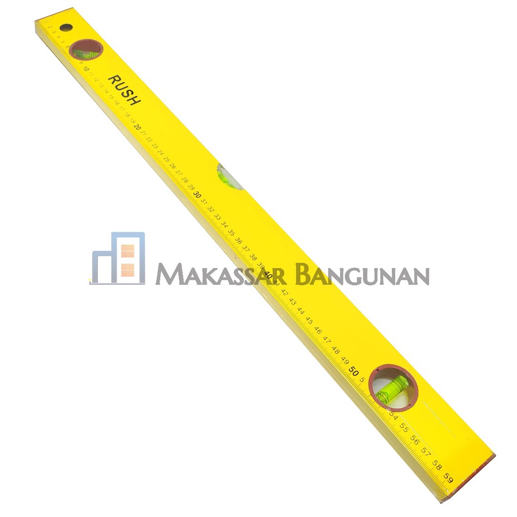 Jual RUSH Waterpas Aluminium Kuning 24 Inch | Shopee Indonesia