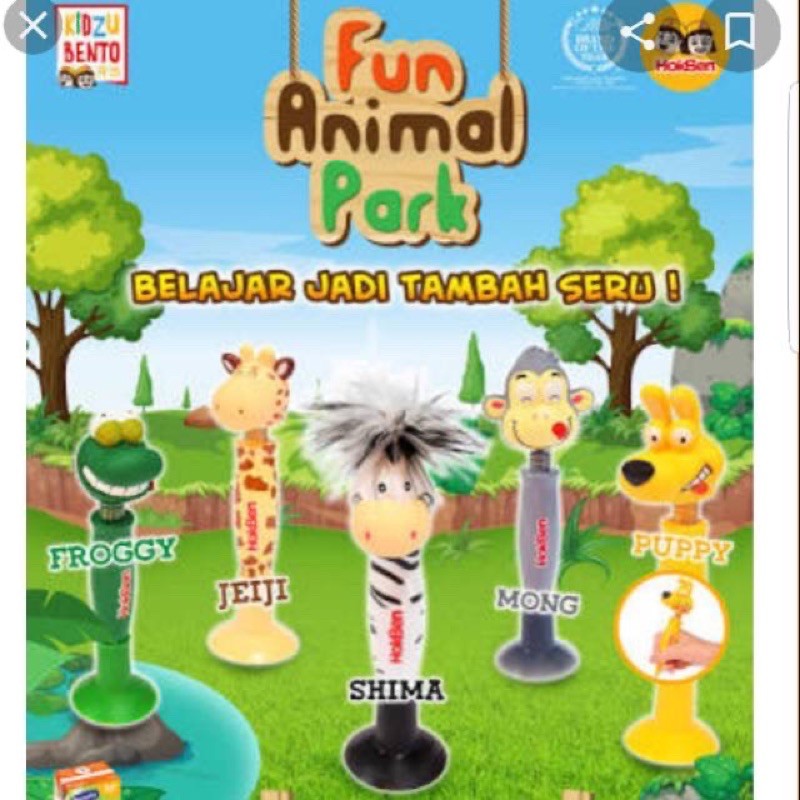 Jual Mainan Hokben Fun Animal Park Bolpen Karakter | Shopee Indonesia