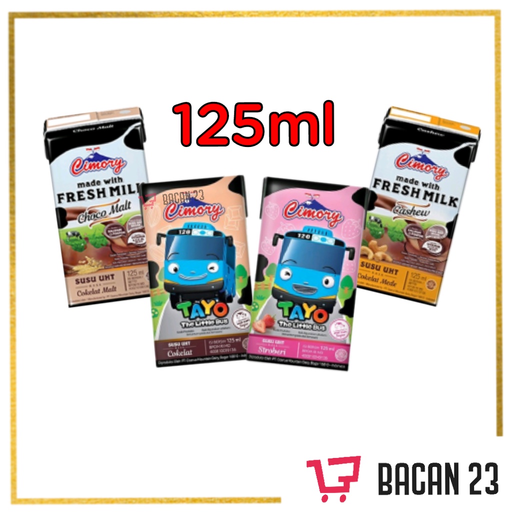 Jual Cimory Susu Segar UHT All Varian ( 125 ml ) / Susu Cimory / Bacan ...