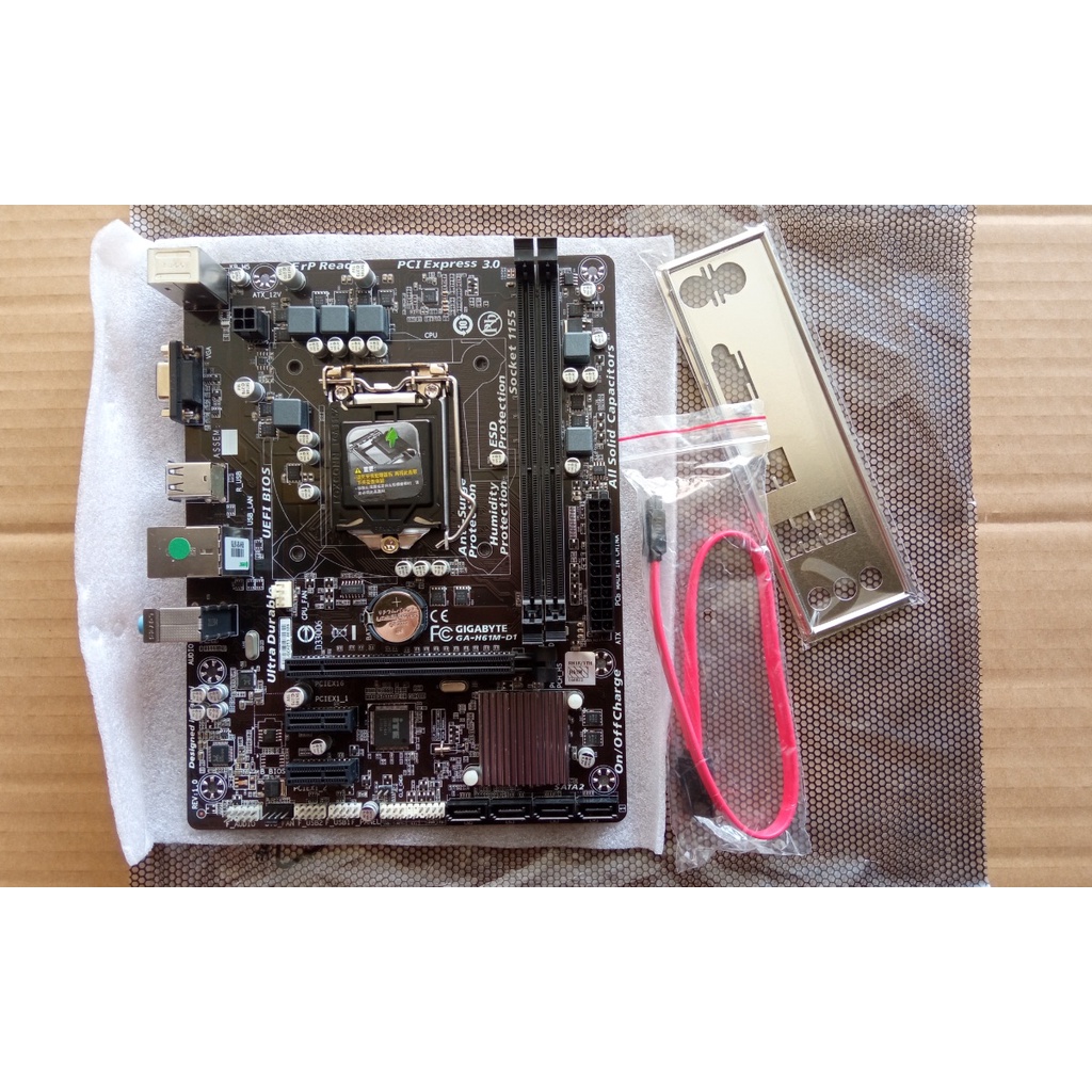 Jual MOBO Mainboard Motherboard GIGABYTE GA-H61M-D1 LGA 1155 UEFI Bios ...