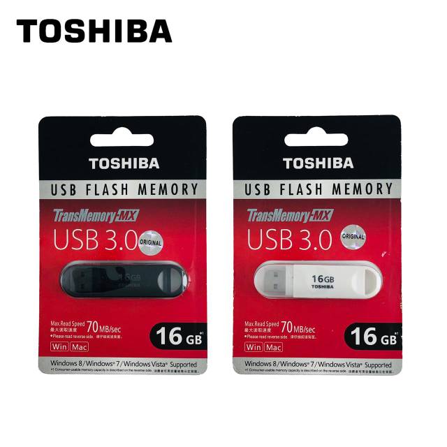 Jual Flashdisk Toshiba 16GB Full Capacity USB 3.0 Highspeed Trans Memory USB Flash Disk | Shopee ...