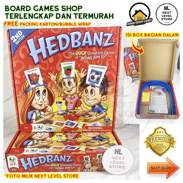 Jual Tebak Gambar Hedbanz Guess Who Am I - Family Game Kids Kata ...