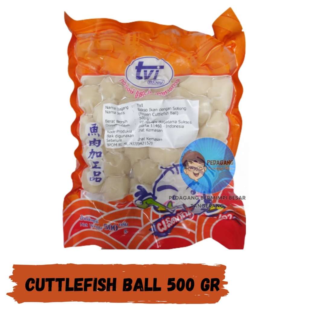 Jual TVI Cuttlefish Ball 500gr | TVI Bakso Sotong | Baso Sotong ...