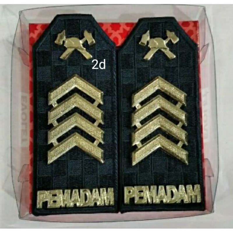 Jual pangkat PDU pemadam golongan 2d eksklusif | Shopee Indonesia