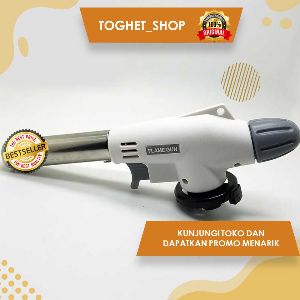 Jual Gas Torch Butane Portabel Daging Flame Gun Tabung Pembakar Tabung Gas Butana Untuk Pesta ...