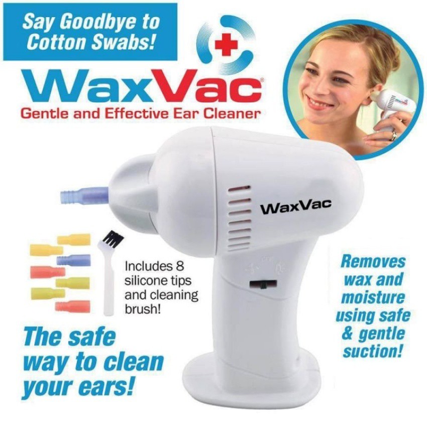 Jual WaxVac Vacuum Ear Cleaner Alat Pembersih Kuping/ Telinga - Putih ...