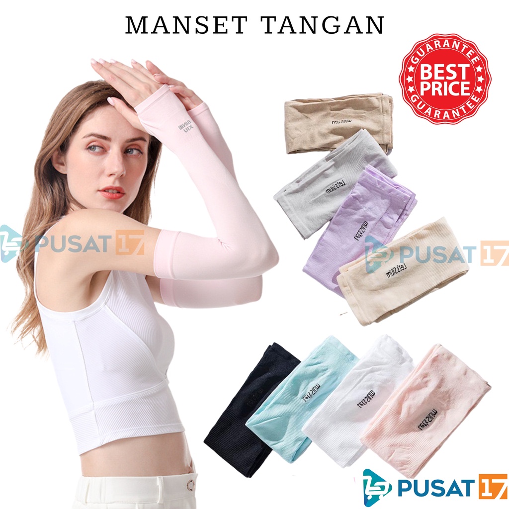 Jual PUSAT17 MANSET TANGAN ANTI UV / MANSET LENGAN PANJANG / HANDSOCK ...