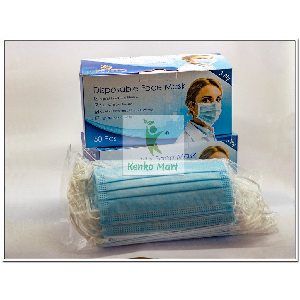 Jual MASKER 3 PLY NON MEDIS ISI 50 PCS - MASKER 3 PLY NON MEDICAL NON ...