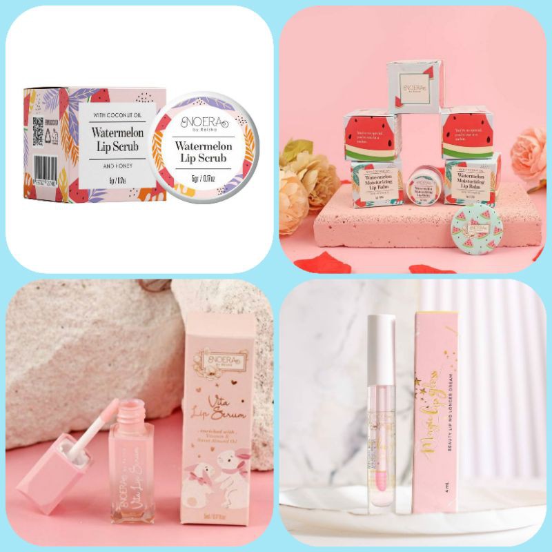 Jual Noera Lip Care - Vita Lip Serum - Lip Scrub - Lip Balm - Magic Lip ...