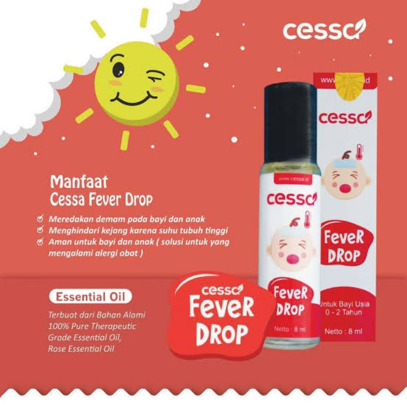 Jual Cessa Baby essential oil 8ml Fedrop/ Fever Drop | Shopee Indonesia