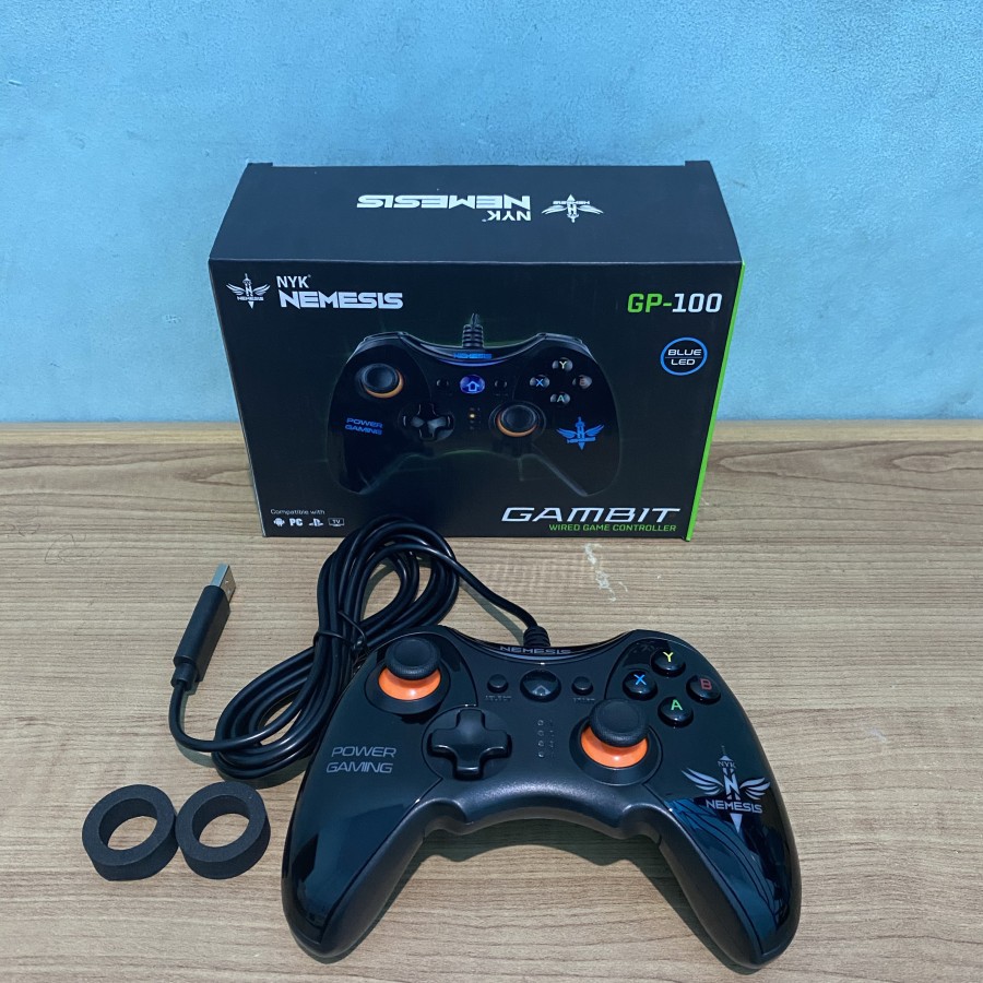 Jual NYK Gambit GP-100 GP100 Stick Gaming Gamepad Controler USB PC Joystick | Shopee Indonesia