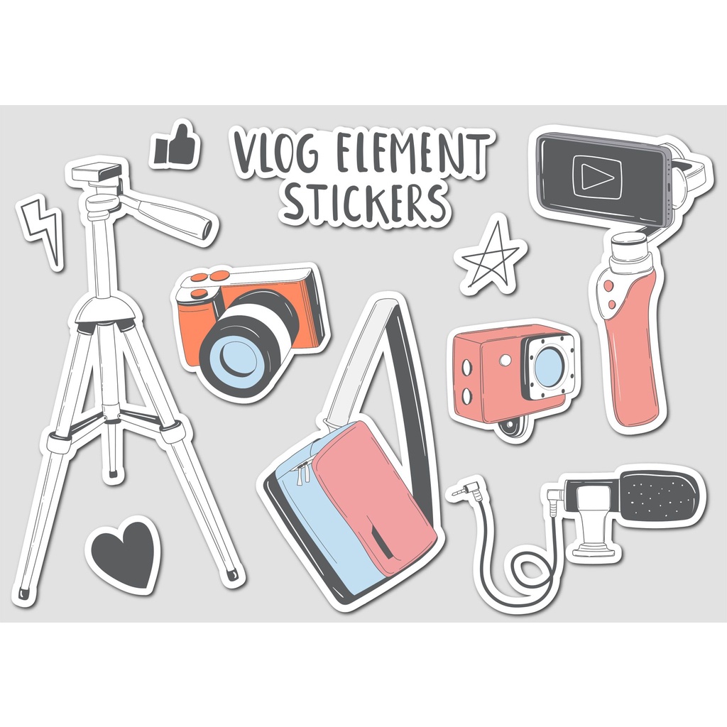 Jual Sticker Aesthetic Adventure - Content Creator - Sticker Traveling ...