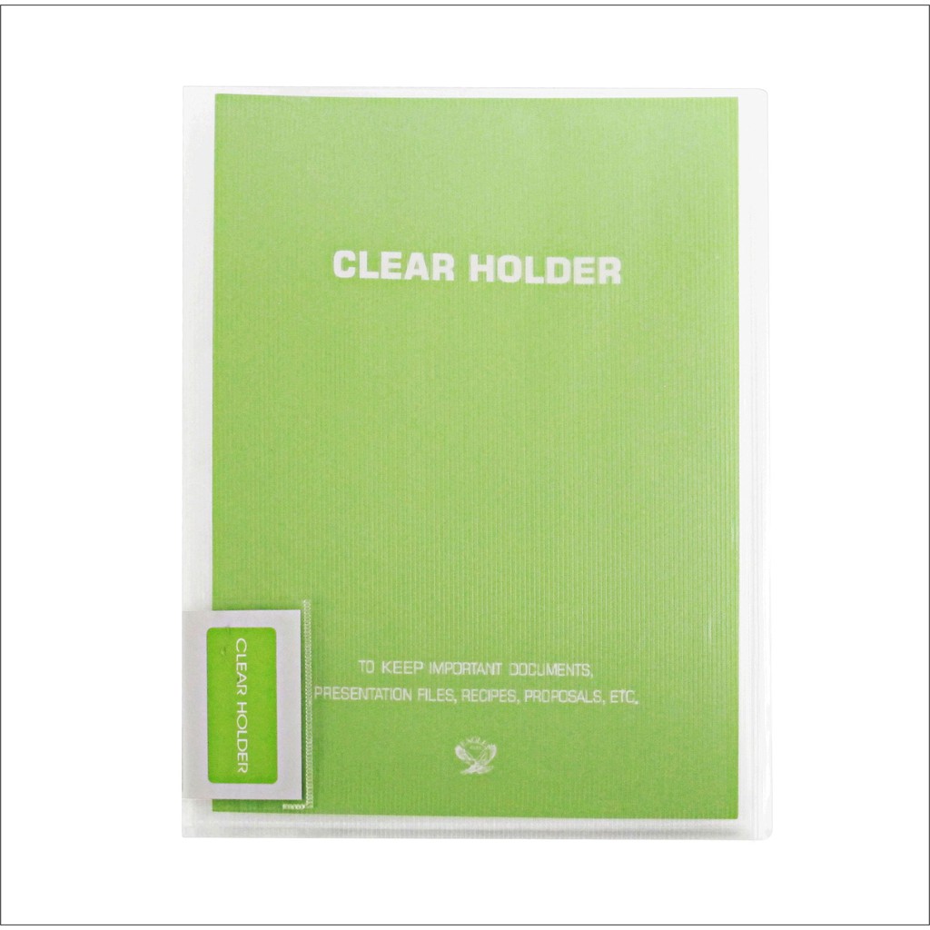 Jual Clear Holder 10 Pocket EAGLE A4 / F4 Dokumen Keeper Display Book ...