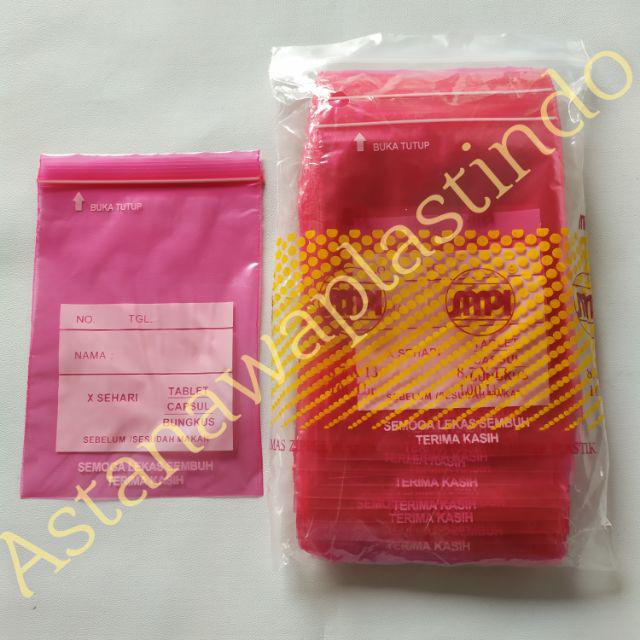 Jual Plastik Klip Obat 8 7x13 100 Pcs 8 7 X 13 Cm Smpi Zipplock 13x8 7