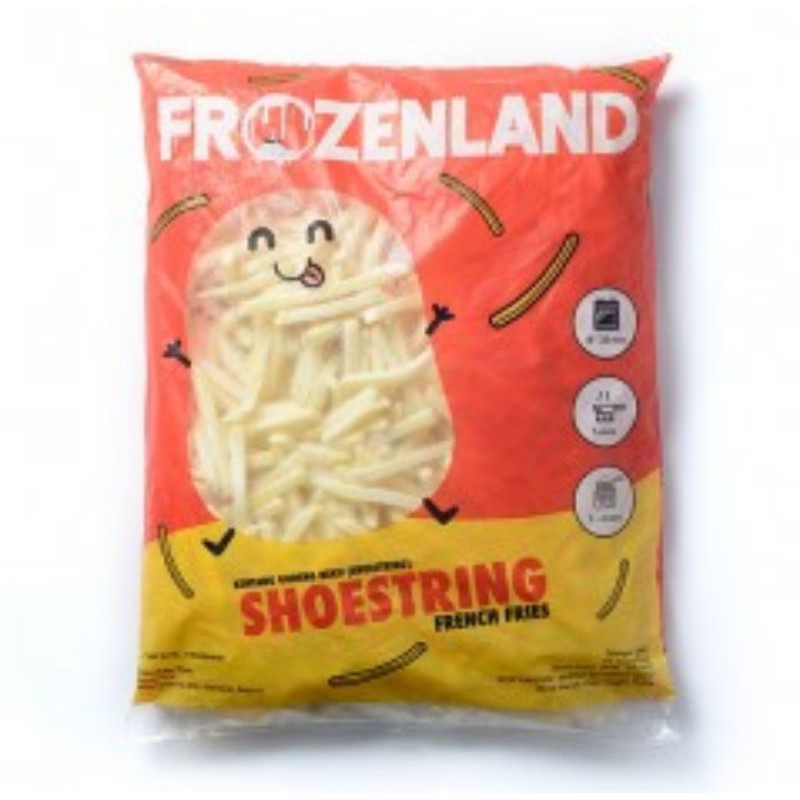 Jual French Fries Frozen Land Shoestring 2,5kg Kentang Goreng Beku ...