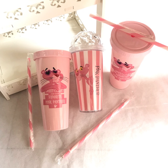 Jual Botol tumbler Miniso Pink Panther / thermos Limited edition ...