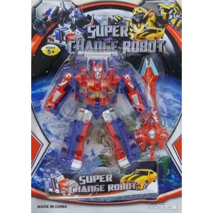 Jual (PROMO) (PROMO) ROBOT TRANSFORMERS OPTIMUS PRIME SUPER CHANGE ...