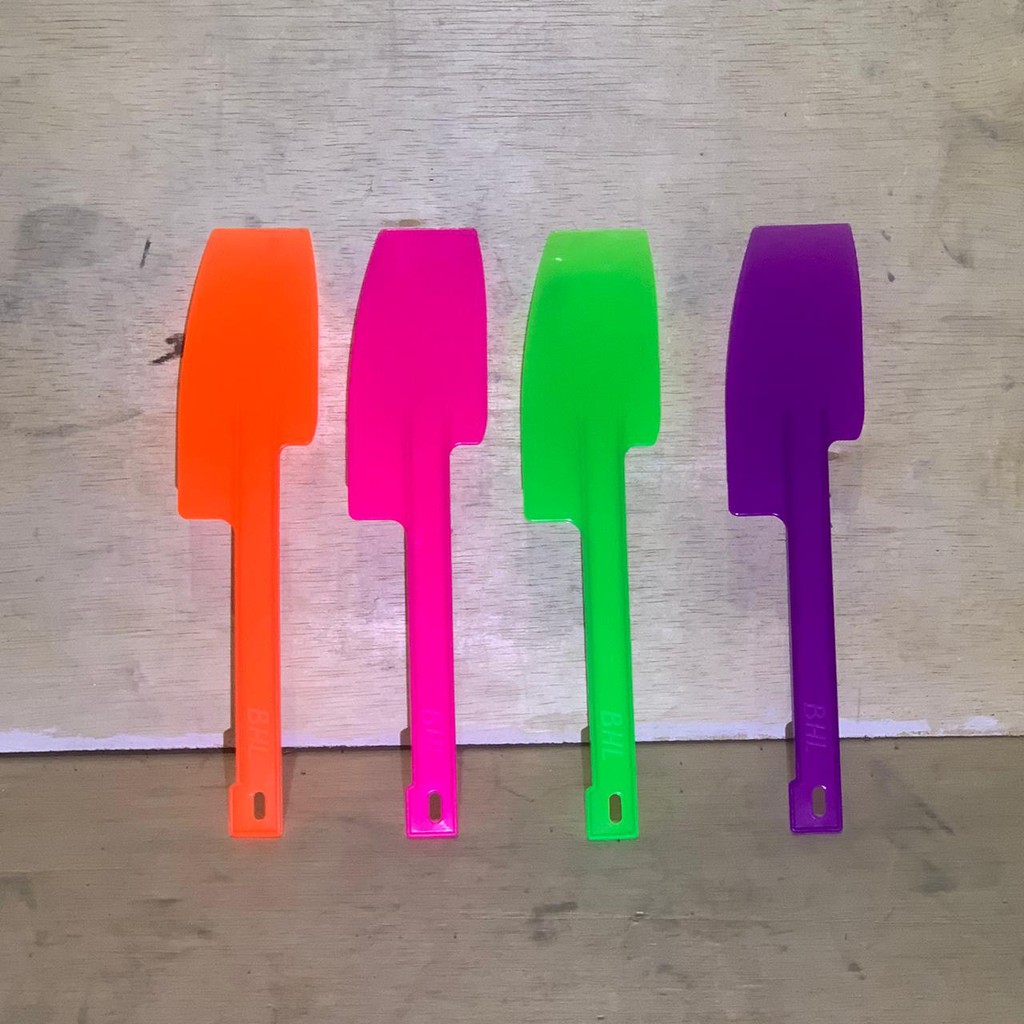 Jual Solet Spatula Plastik BHL / KVN / Rainbow Warna P245 | Shopee ...