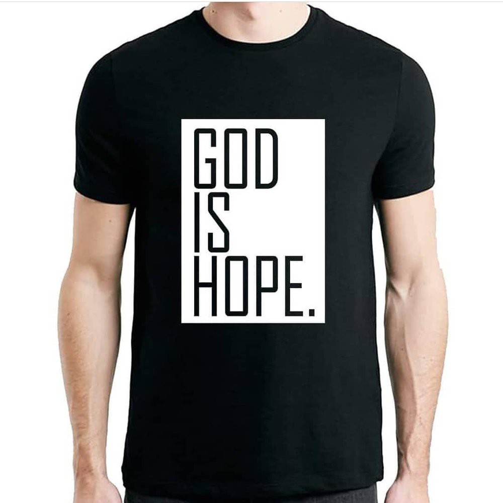 Jual kaos kristen god is hope rohani | Shopee Indonesia