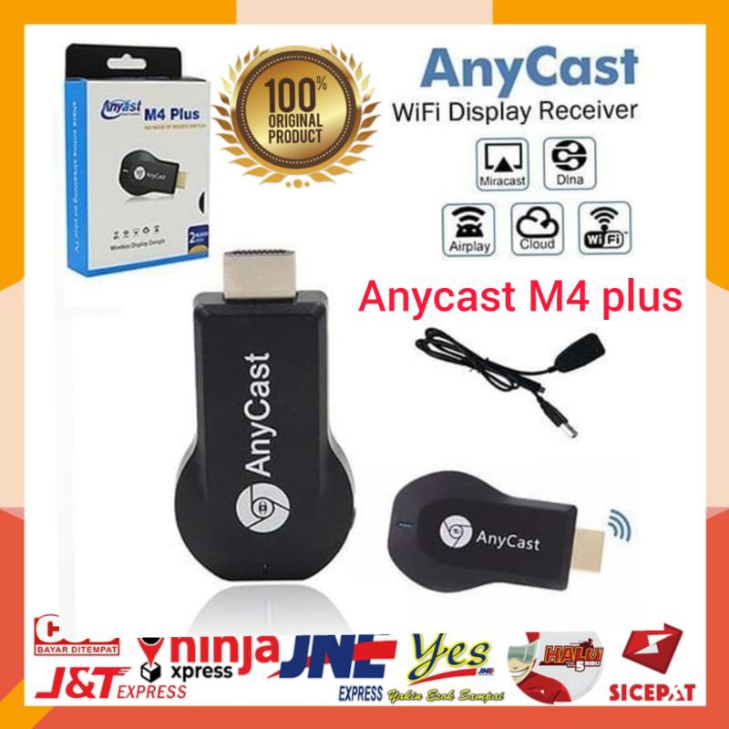 Jual Anycast M4 plus HDMI Dongle USB Wireless HDMI Dongle Wifi Reciever ...