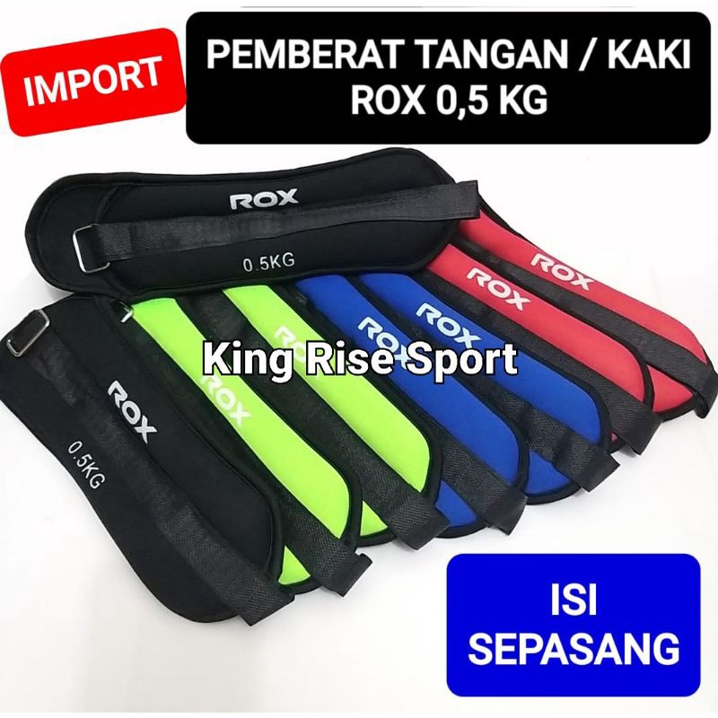 Jual Pemberat Tangan & Kaki ROX 0,5 Kg ( 2 bj x @0,5Kg ) - ORI | Shopee Indonesia