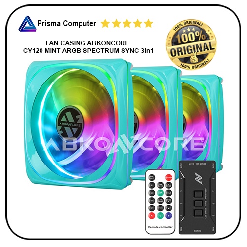 Jual FAN CASING ABKONCORE CY120 MINT ARGB SPECTRUM SYNC 3in1 | Shopee ...