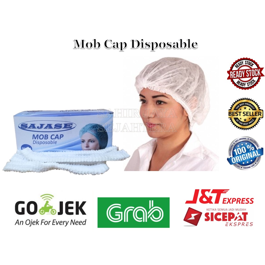 Jual Hairnet Medis Sajase Hair Cap Medis Penutup Kepala Medis Head Cap ...