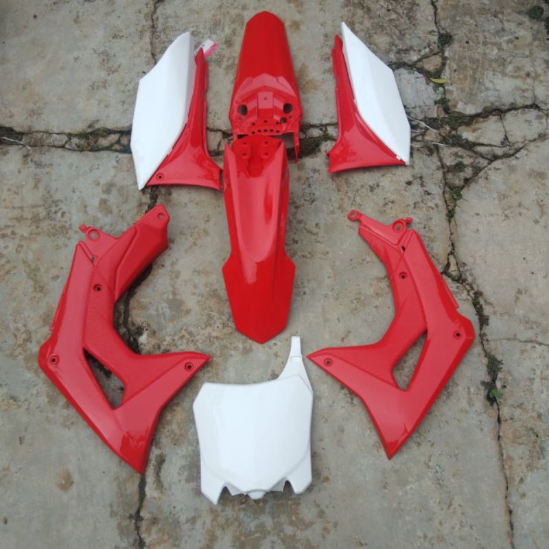 Jual cover body set Supermoto crf 150l body kit crf 150l body bodi set crf 150 l | Shopee Indonesia