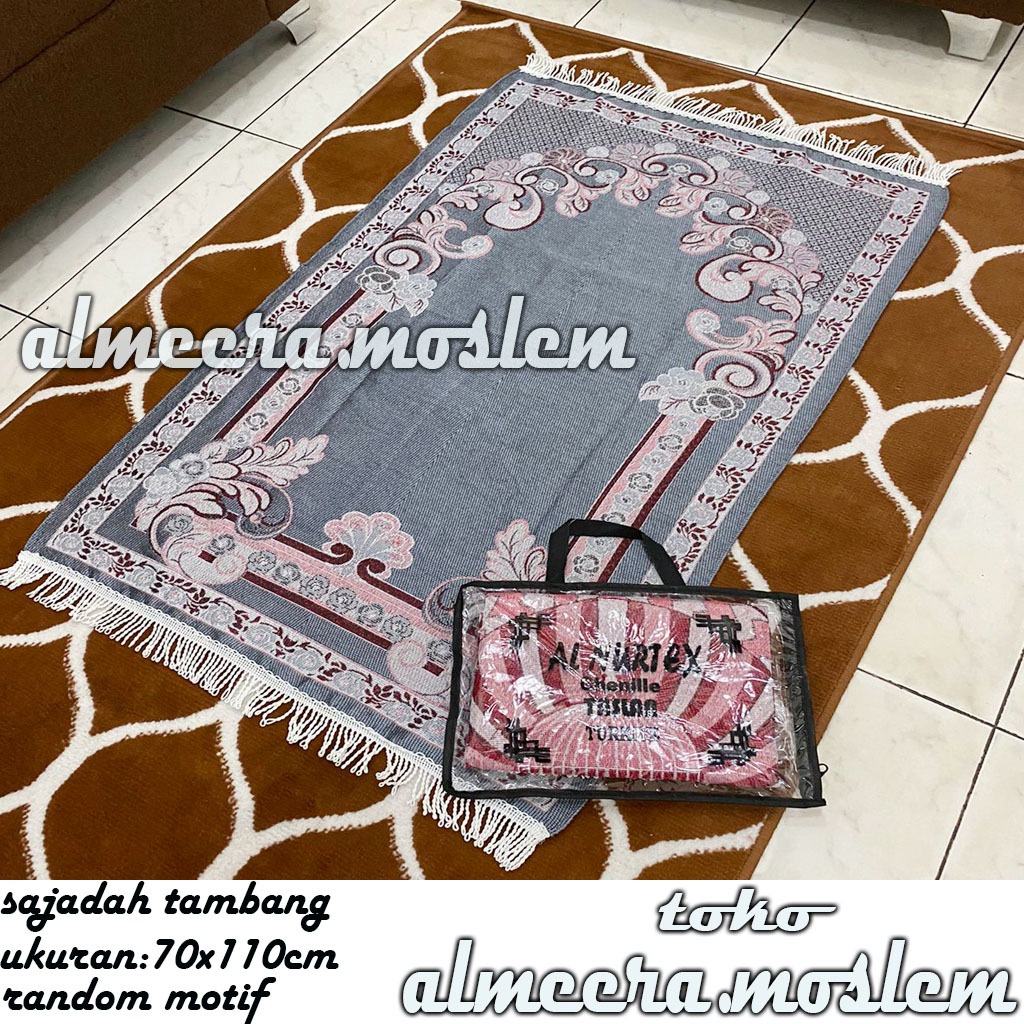 Jual Sajadah Dewasa Ukuran 70 CM x 110 CM Sajadah Solat Perlengkapan ...
