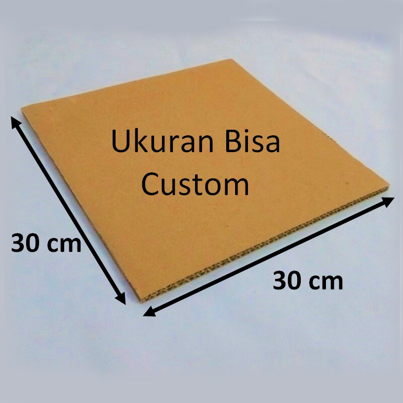 Jual Kardus Lembaran 30 x 30 cm Ukuran Kecil Bahan Karton Layer Packing ...