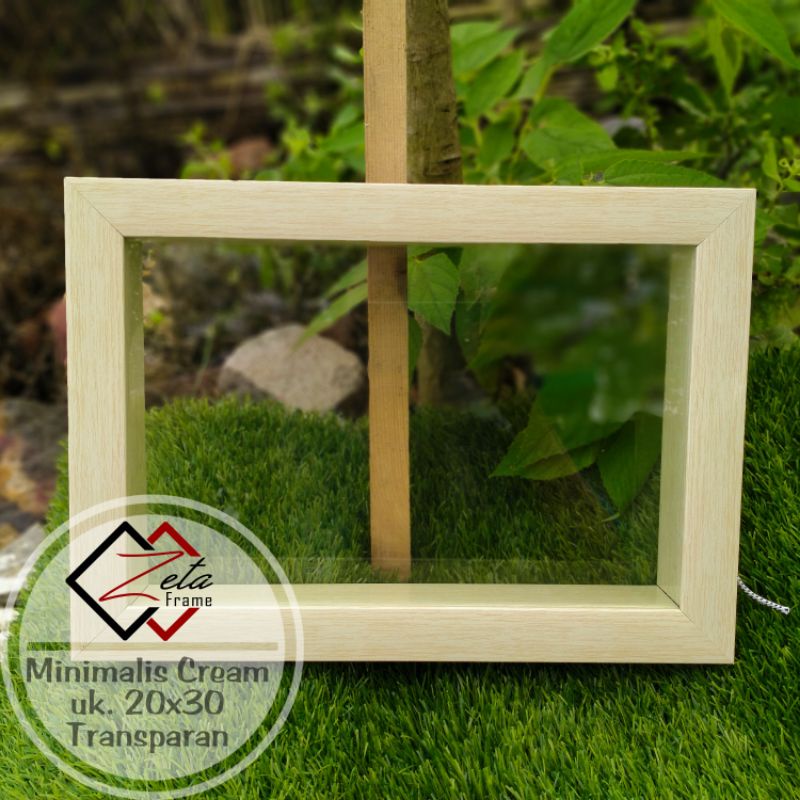 Jual Tipe CO3 Transparan - Pigura mahar minimalis putih uk. 20x30 ...