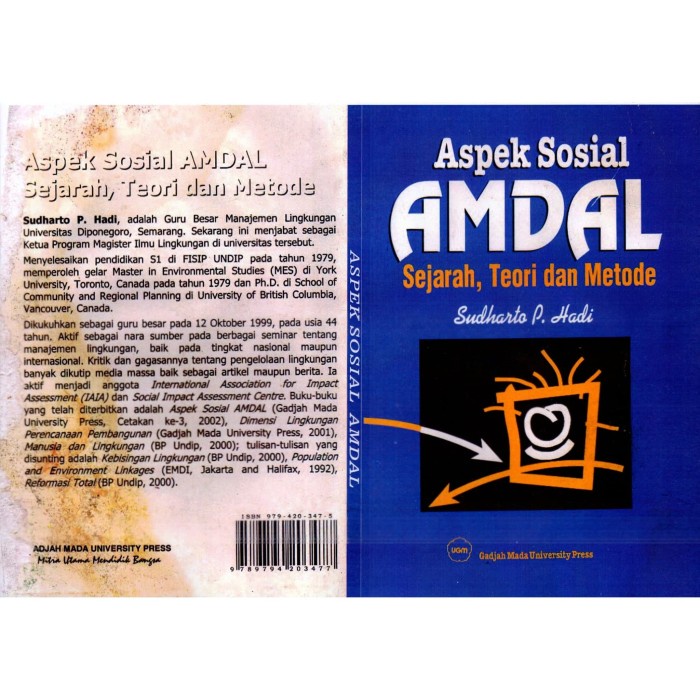 Jual Buku aspek sosial amdal (SUDHARTO P.HADI ) | Shopee Indonesia