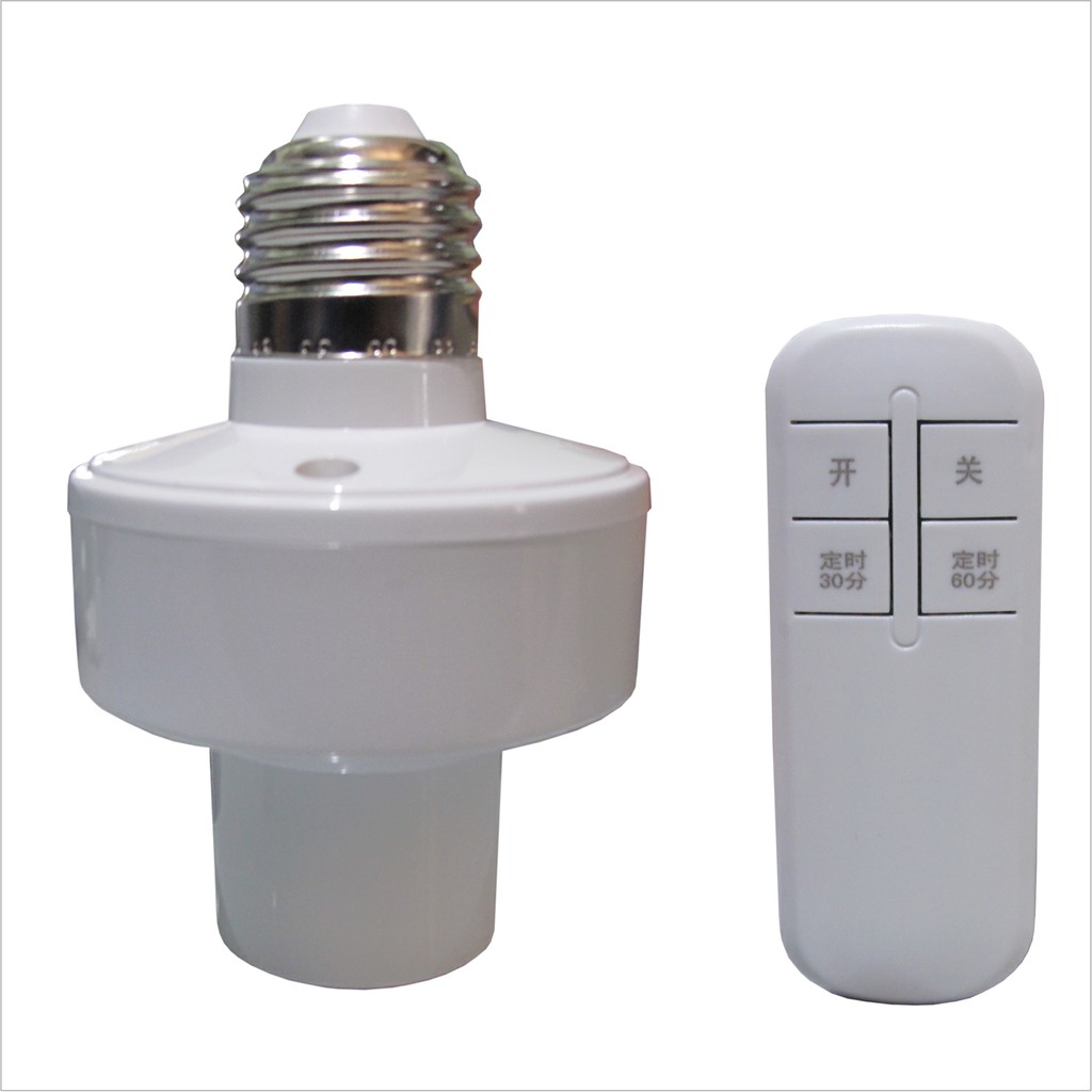 Jual Fitting lampu dengan timer remote control | Shopee Indonesia