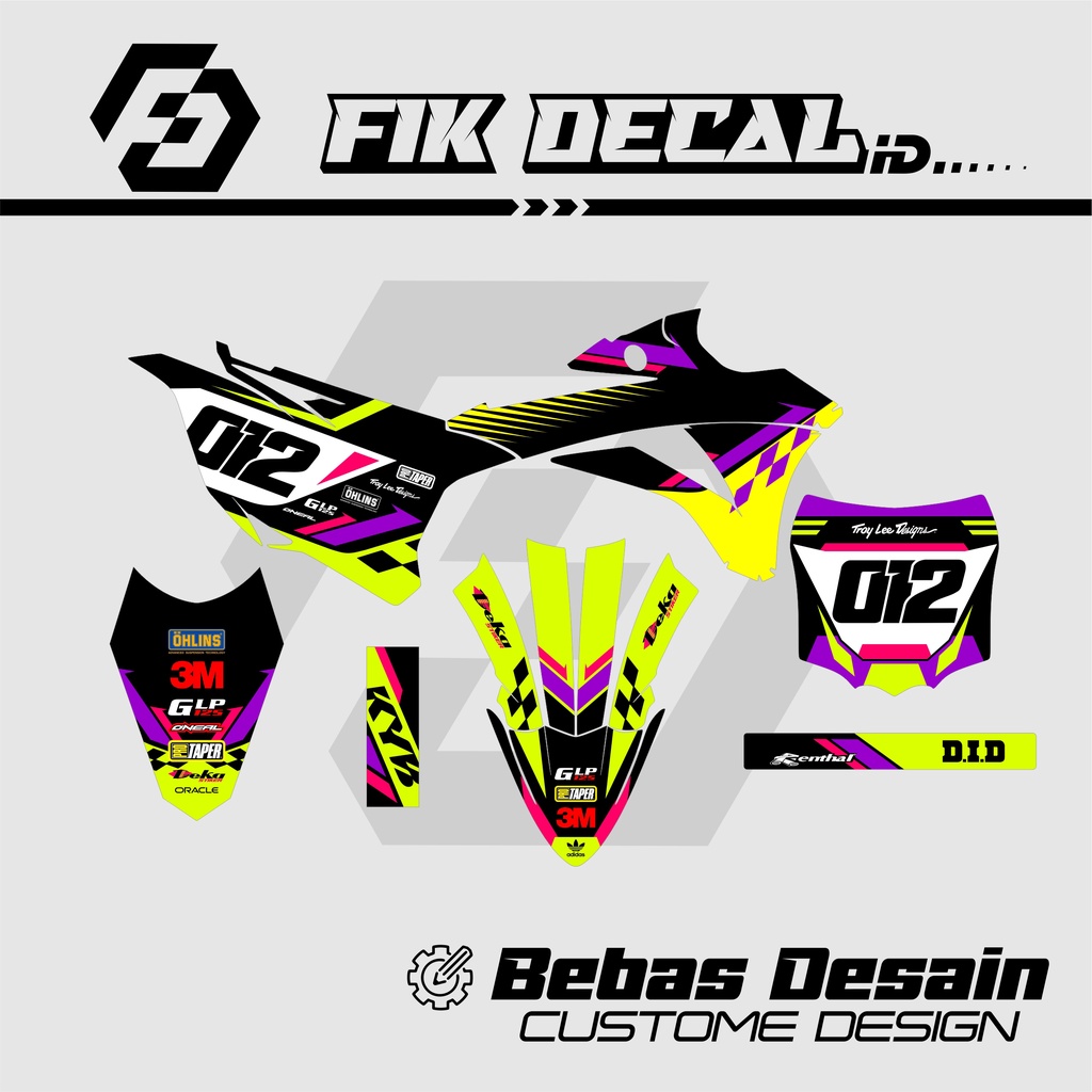Jual DECAL KX 85 FULL BODY DESAIN BARU CUSTOM BEBAS WARNA BISA PAKAI NO ...