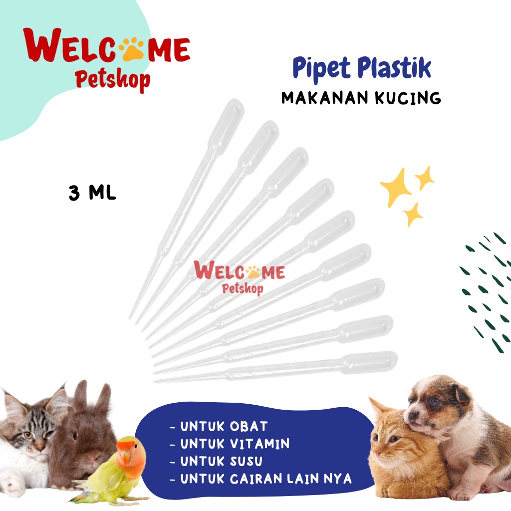 Jual Pipet Plastik 3 ml Tetes Pakan Burung Lolohan Alat Bantu Feeding ...