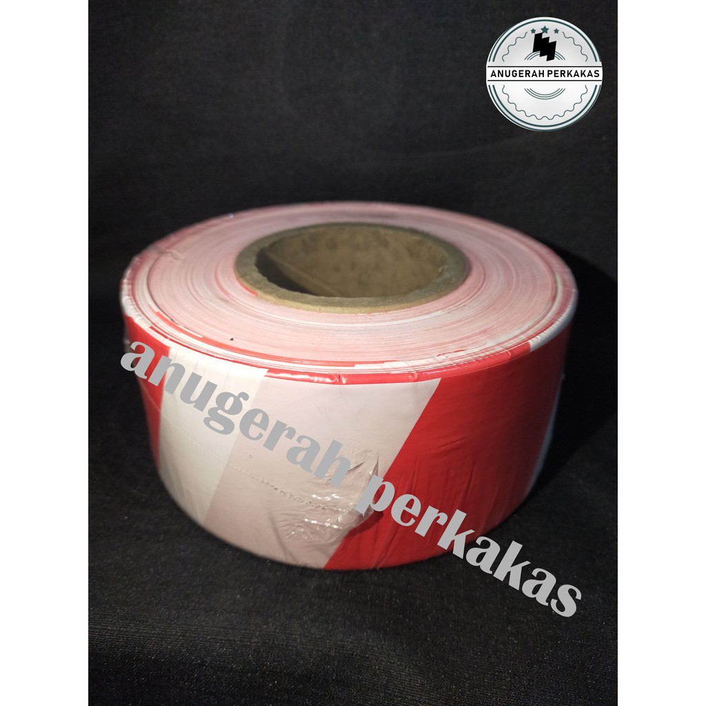 Jual Police Line/Garis Pembatas Barricade Line Merah Putih | Shopee ...