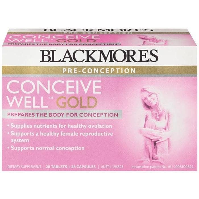 Jual Blackmores Conceive Well Gold 28 Tablets + 28 Capsules | Shopee ...