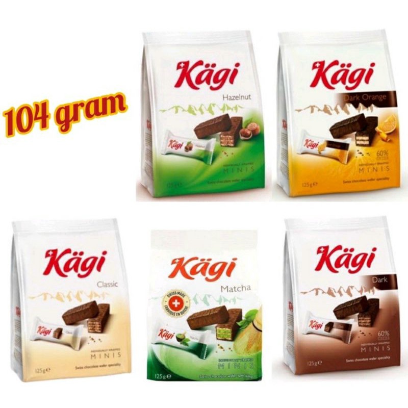 Jual KAGI MATCHA MINI SWISS CHOCOLATE WAFER 125Gr | Shopee Indonesia